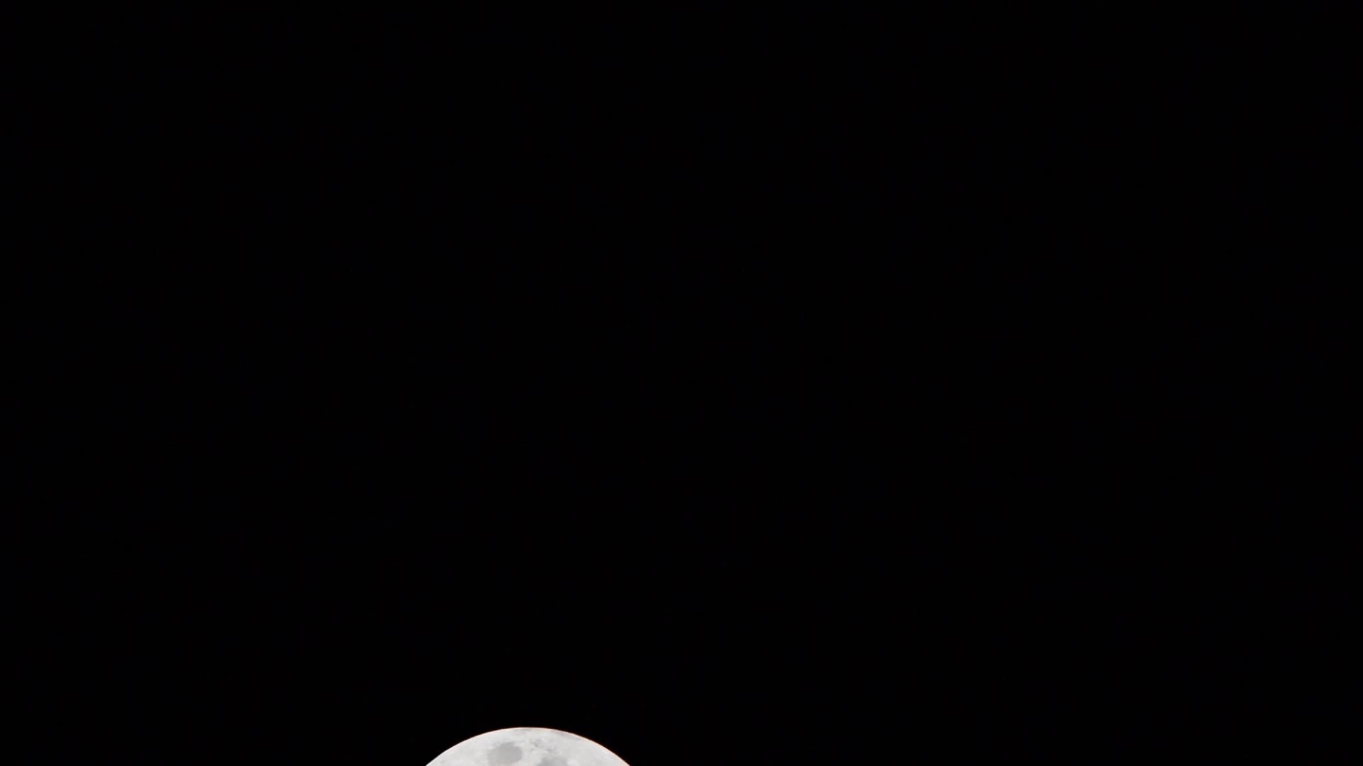 Moon Timelapse Stock Time Lapse Full Moon Rise In Dark Nature Sky Night Time Full Moon Disk