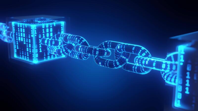 blockchain concept with binary code 39001379 Stock Video at Vecteezy