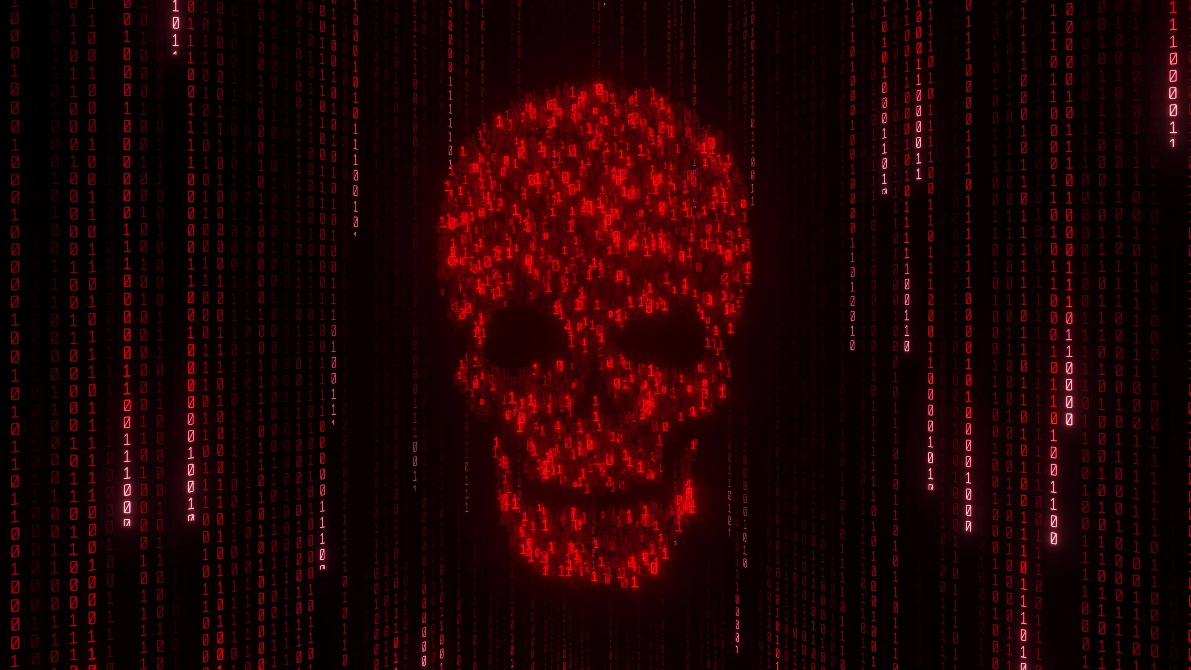 Red Skull Stock Video Footage for Free Download