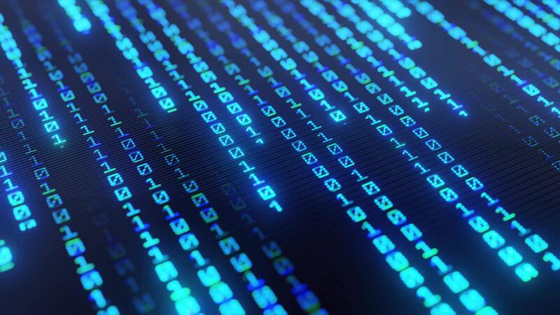 coding on screen monitor matrix animation background 39001433 Stock ...