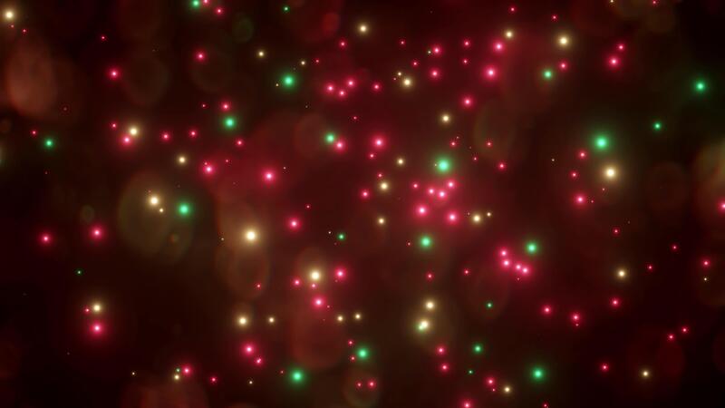 Abstract particles lights Christmas background 39001589 Stock Video at Vecteezy