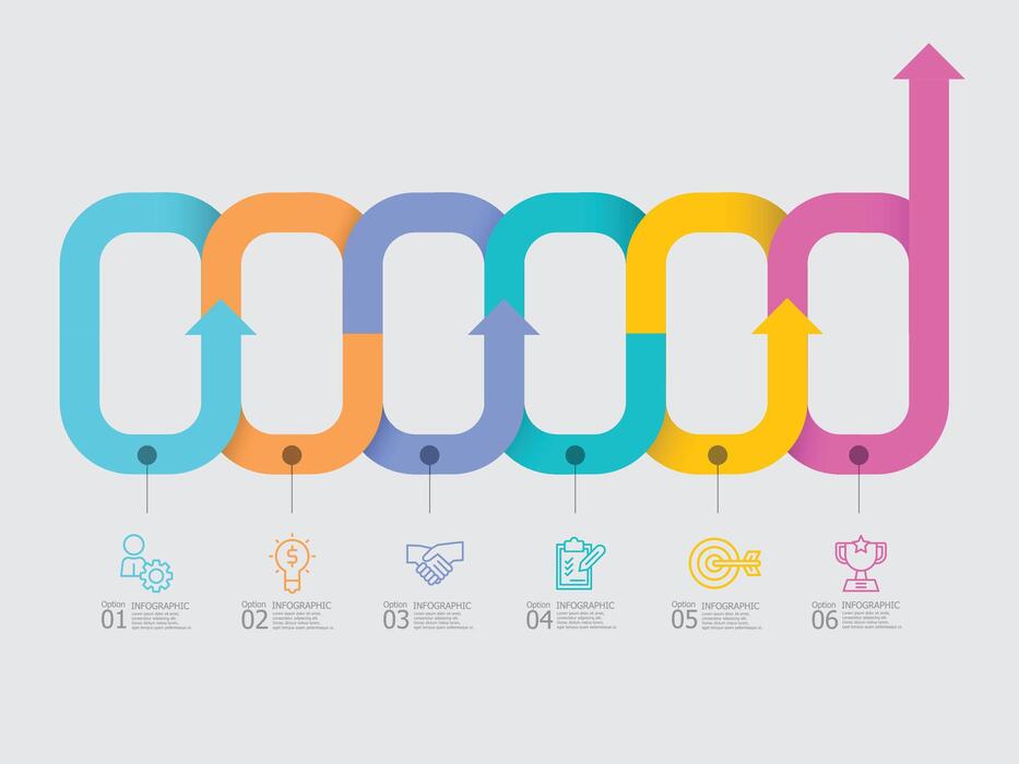 Loop Infographic Vector Art, Icons, and Graphics for Free Download