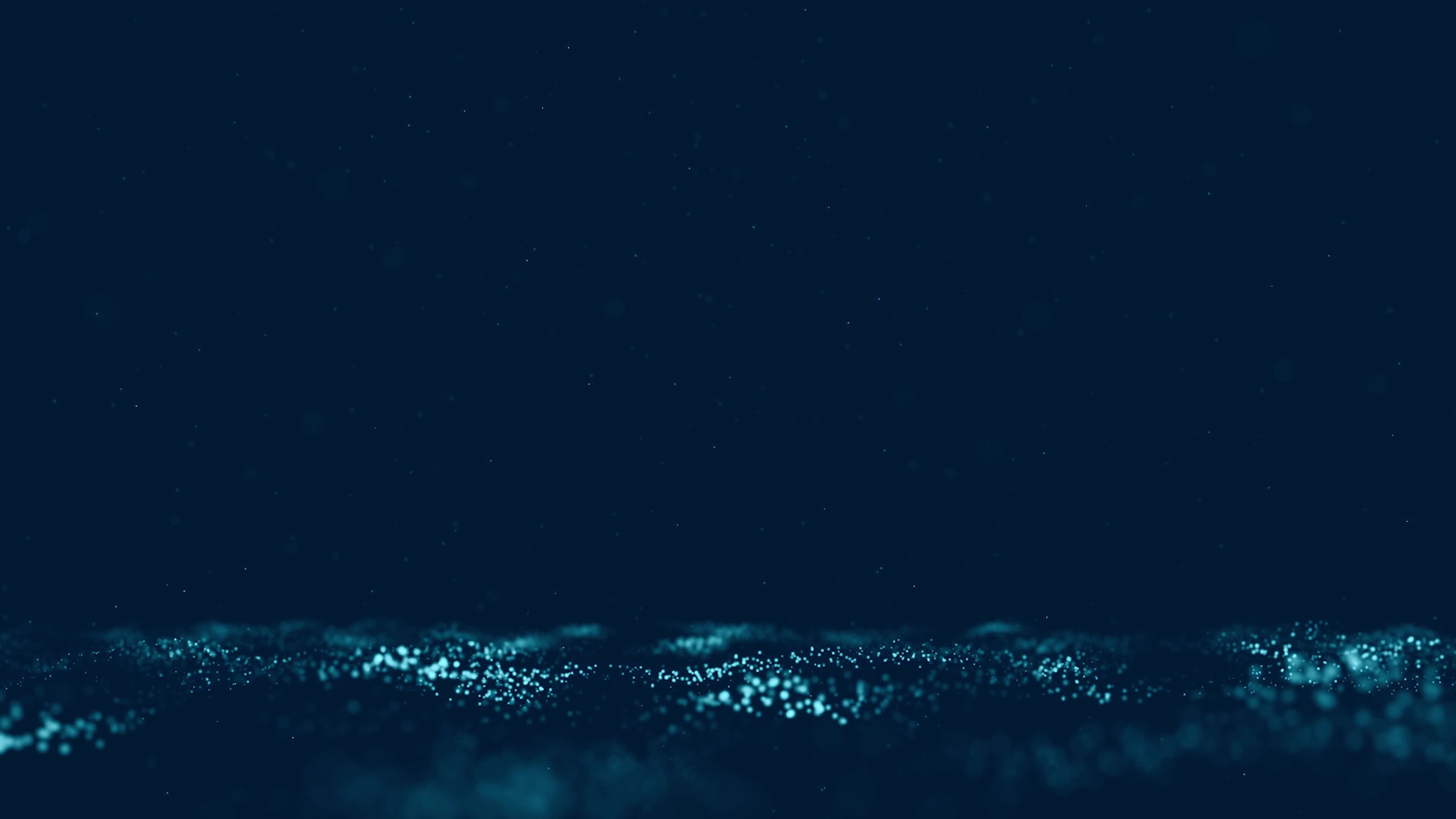 Glowing Circular Particles Floating In The Air Shiny Particles Falling On The Background