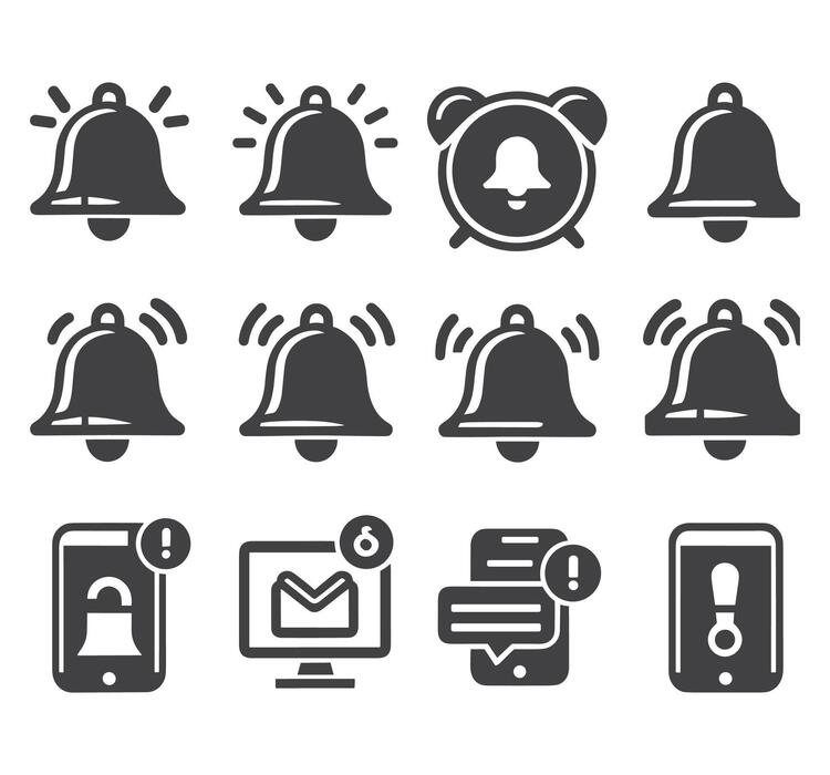 Notification Icon Vector Art, Icons, and Graphics for Free Download