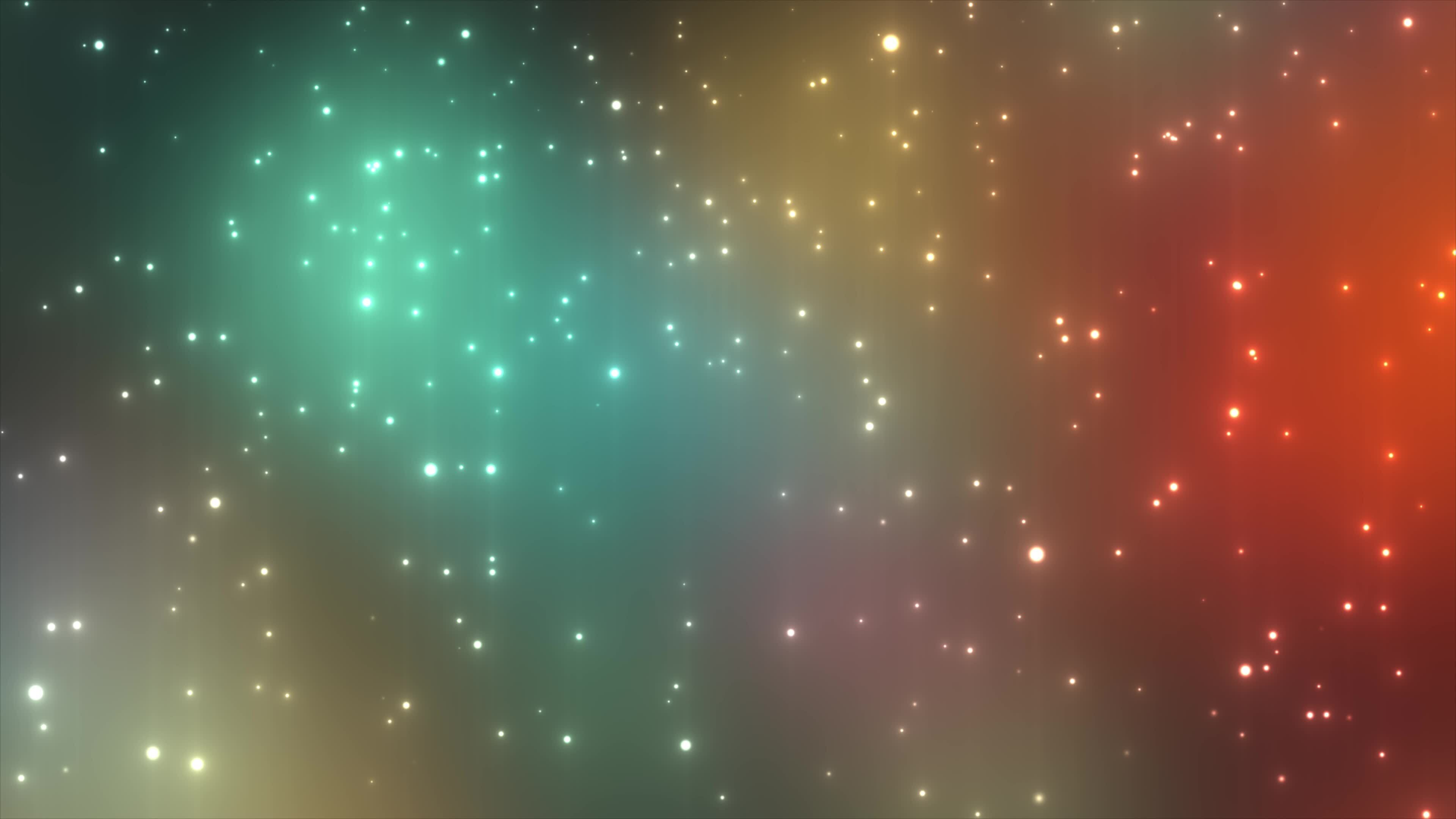 Colorful Glowing Bokeh Particles Gradient Abstract Background