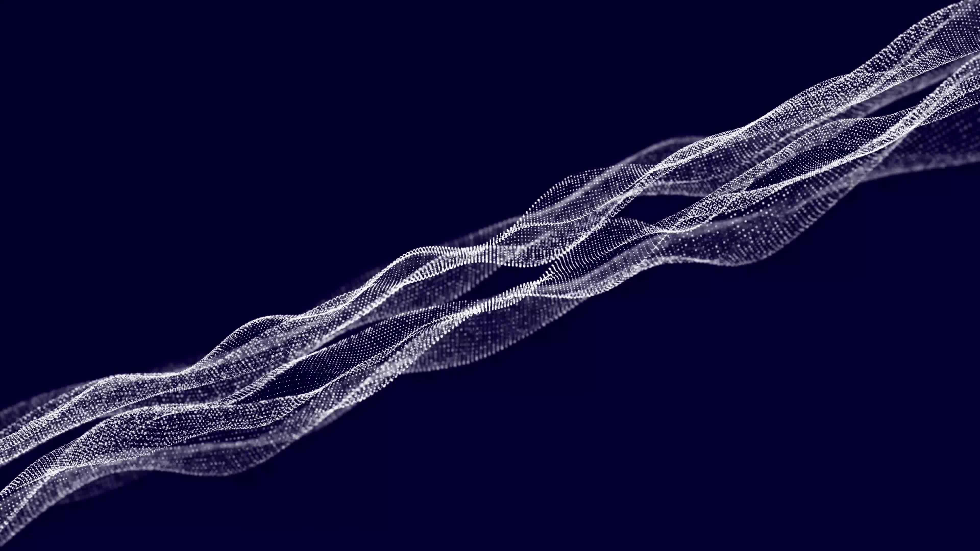 Digital Particle Wave In Cyberspace Abstract Background Cyber Background Or Technology