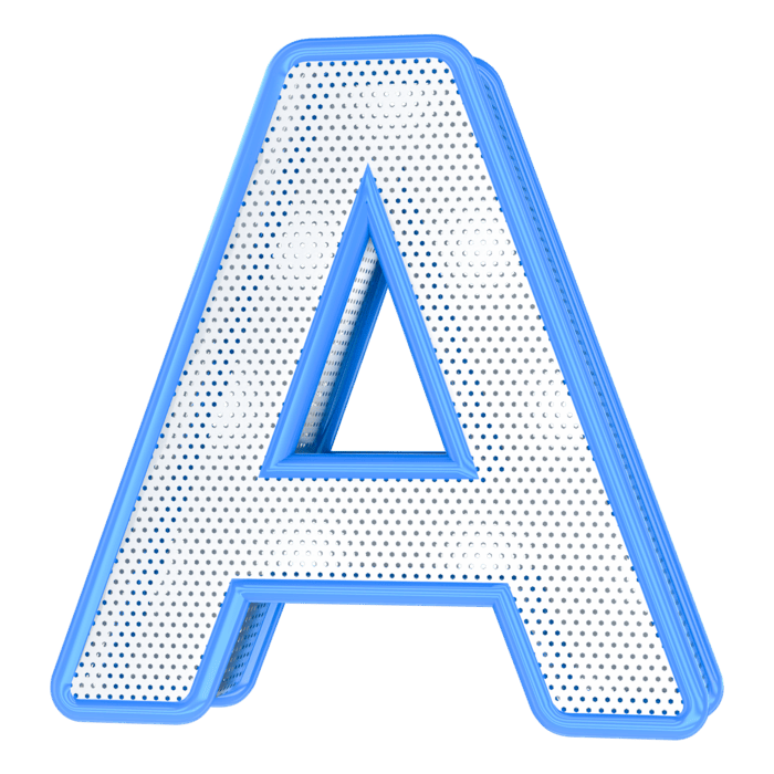 Cut Out Letters PNGs for Free Download