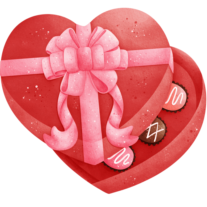 Valentines Day Chocolates PNGs for Free Download