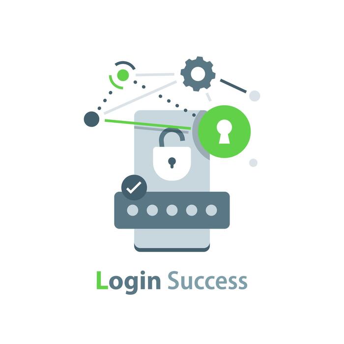 Login Success Vector Art, Icons, and Graphics for Free Download