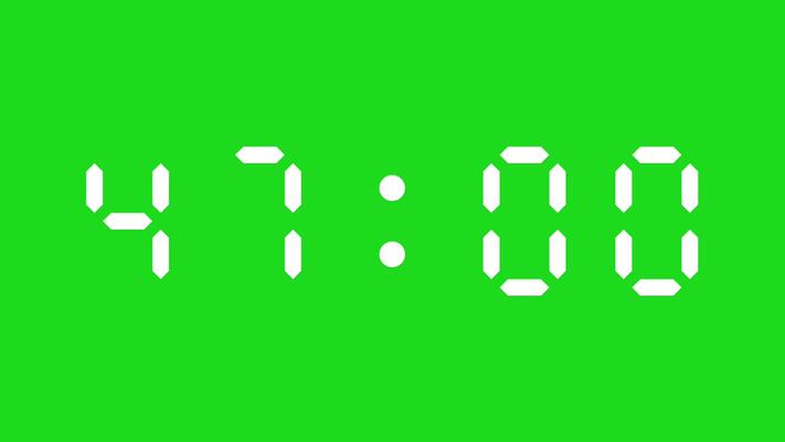 Countdown Timer Green Screen Stock Video Footage For Free Download