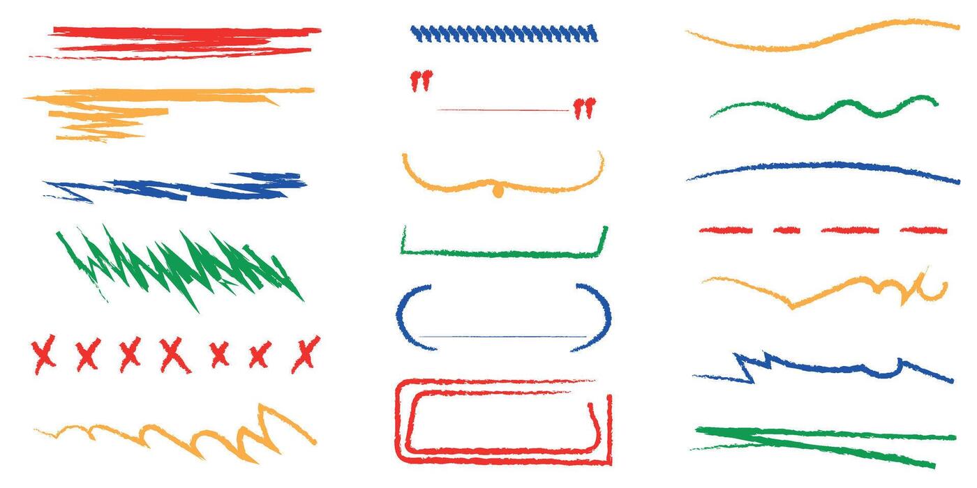 Crayon Letters Vector Art, Icons, and Graphics for Free Download