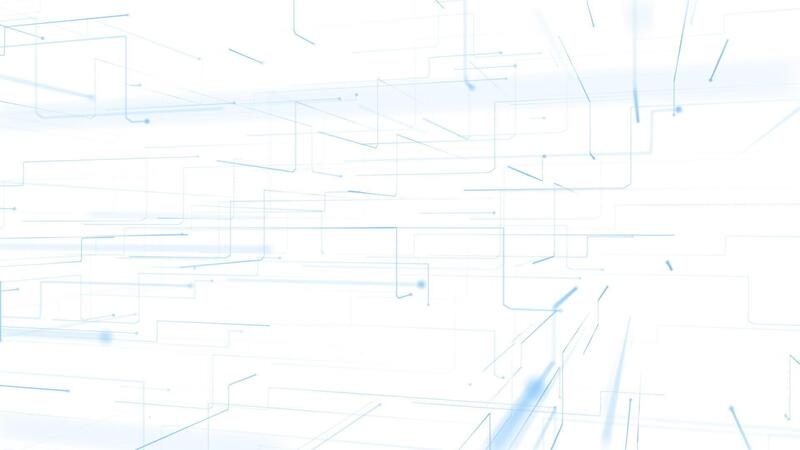 Abstract Tech 3d Circuit Board Styled Background With Fast Moving Nodes