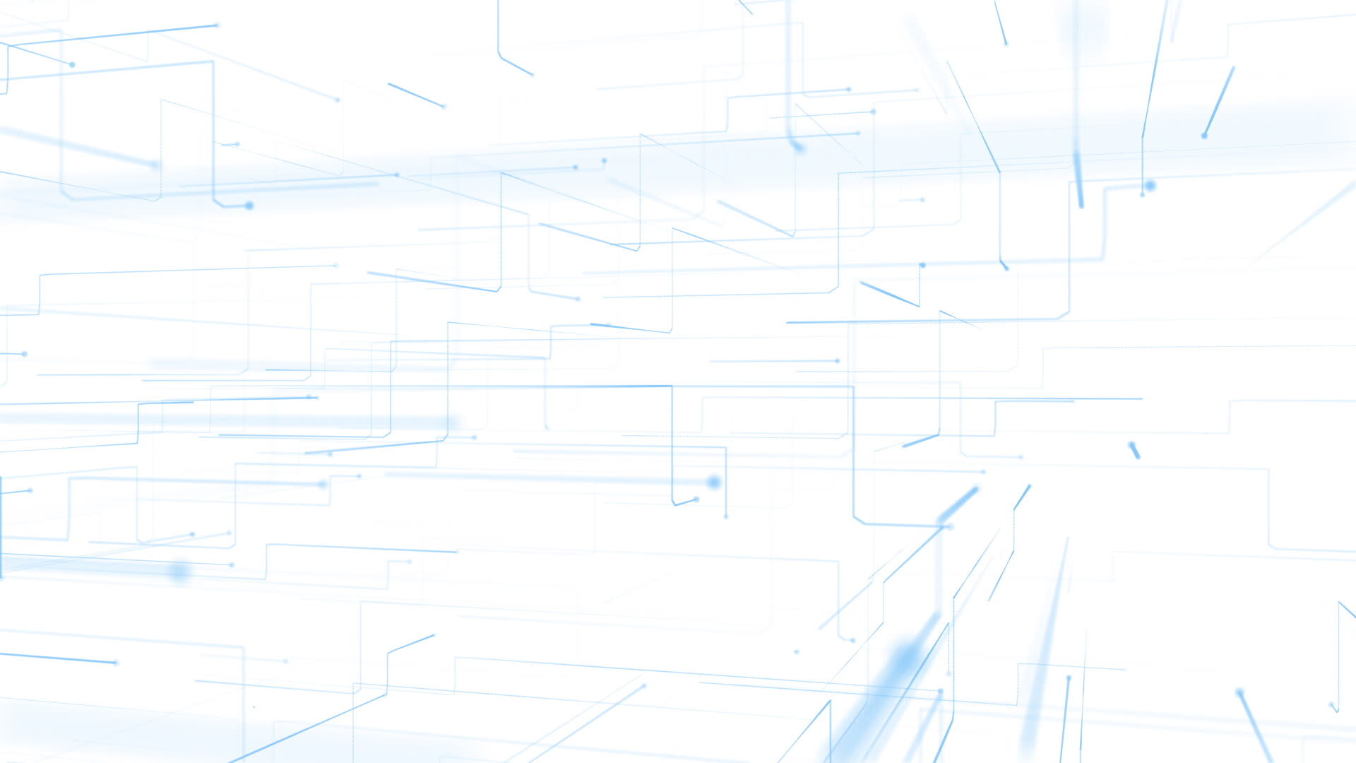 Abstract Tech 3d Circuit Board Styled Background With Fast Moving Nodes Streaming Digital Data