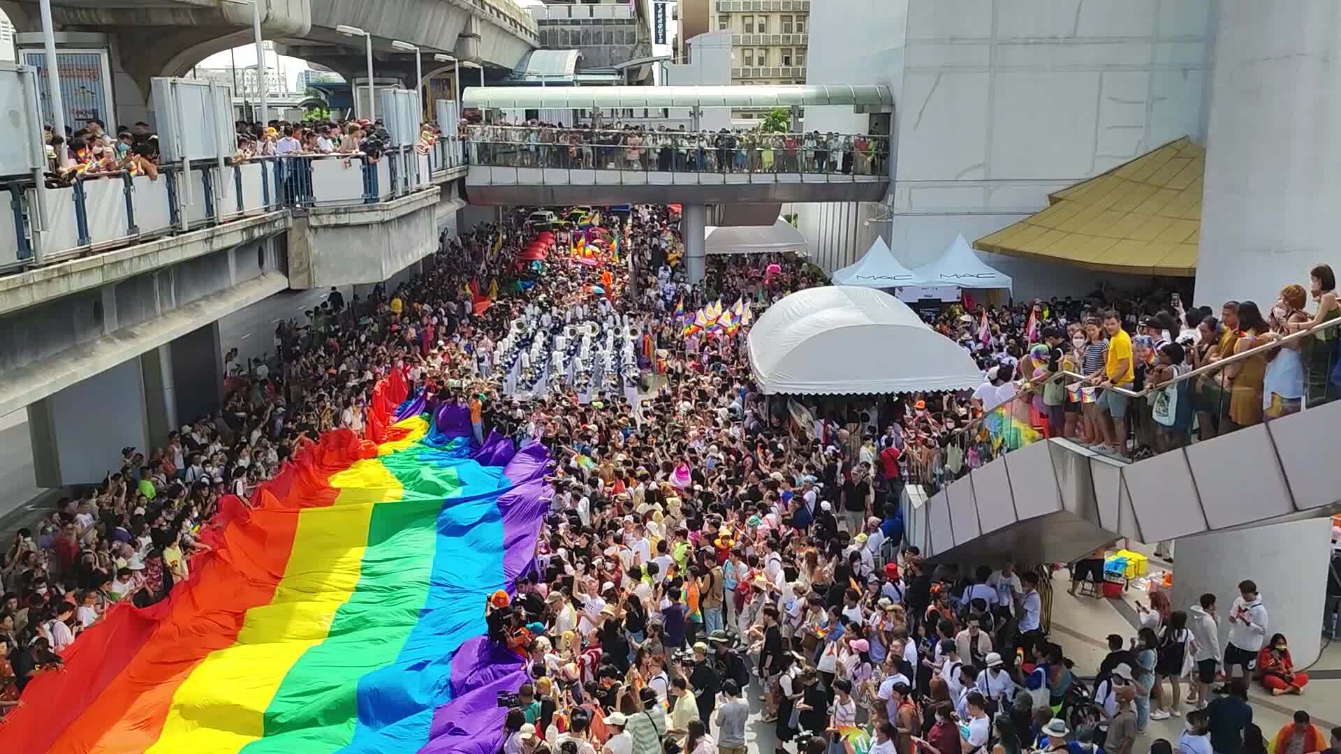 Bangkok, Thailand, June 4 2023 - Bangkok Pride Parade LGBT Street ...