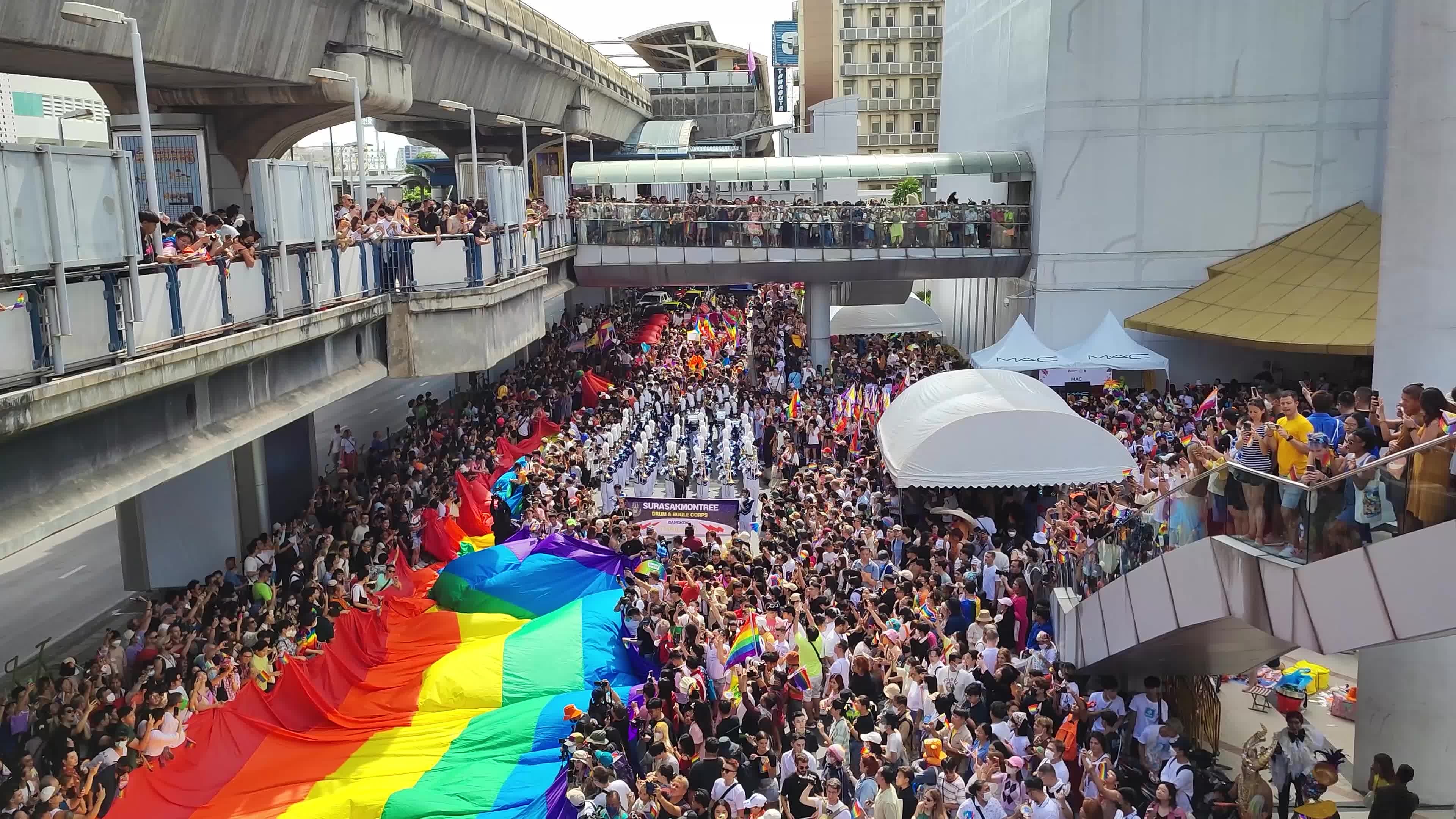 Bangkok, Thailand, June 4 2023 - Bangkok Pride Parade LGBT Street ...