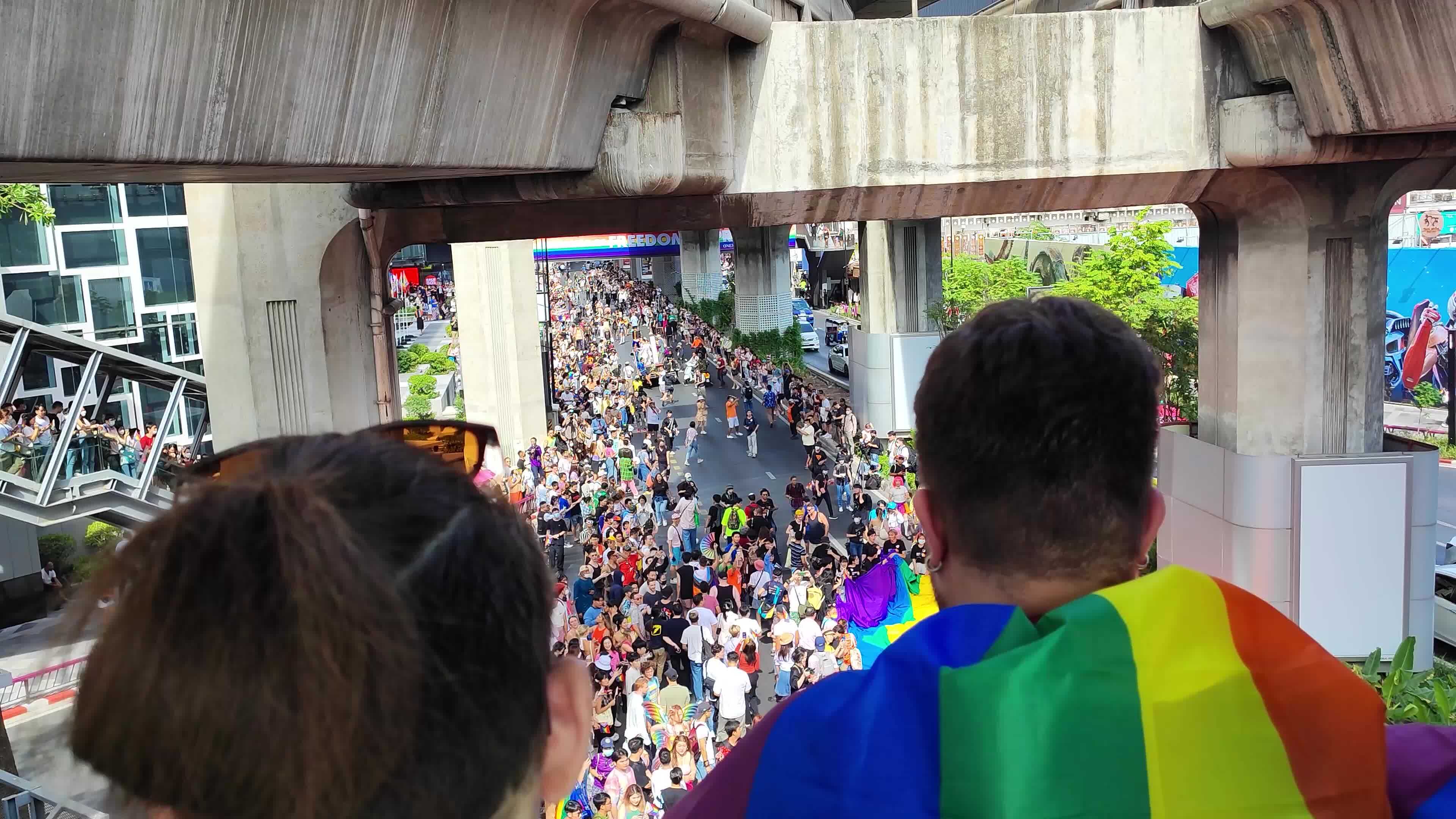 Bangkok, Thailand, June 4 2023 - Bangkok Pride Parade LGBT Street ...