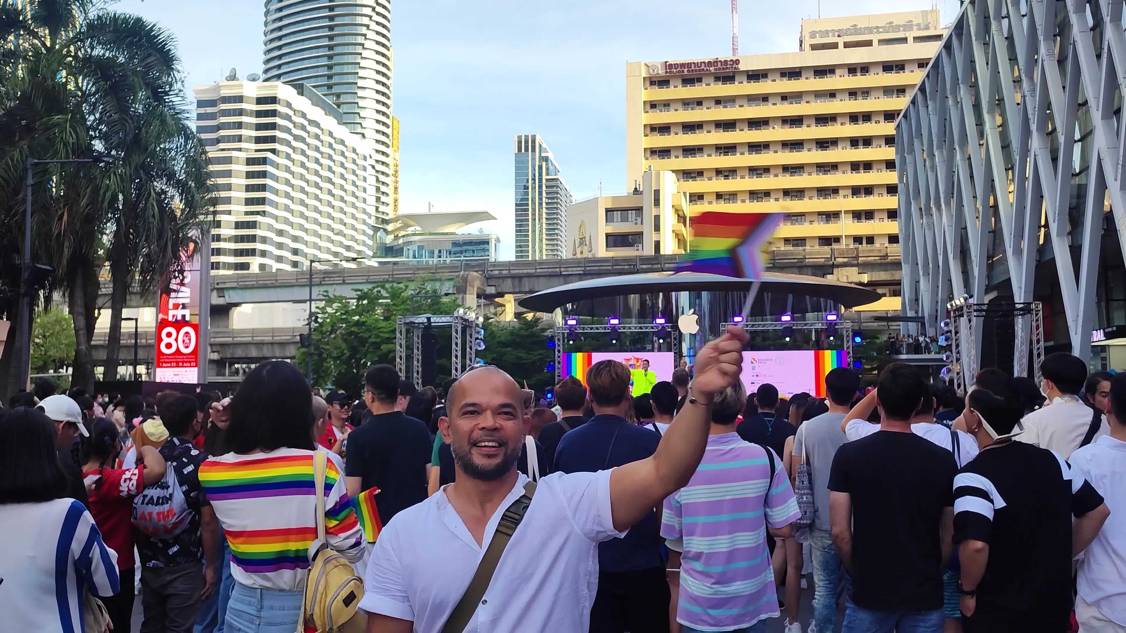 Bangkok, Thailand, June 4 2023 - Bangkok Pride Parade LGBT Street ...