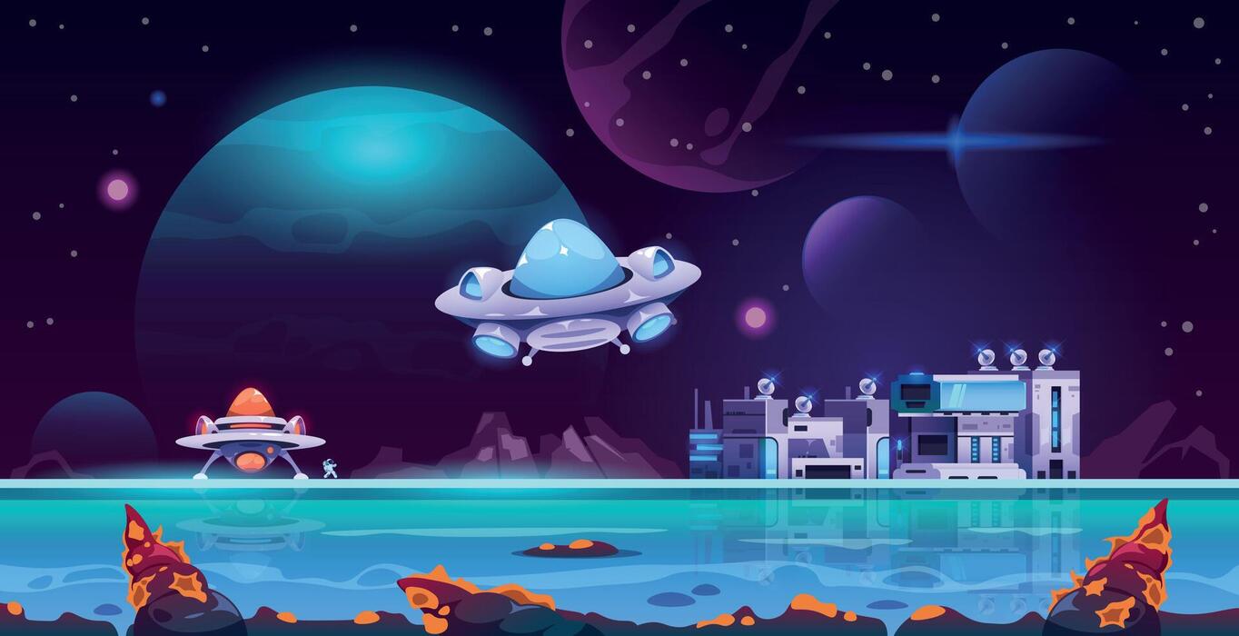 Outer Space Vector Art, Icons, and Graphics for Free Download