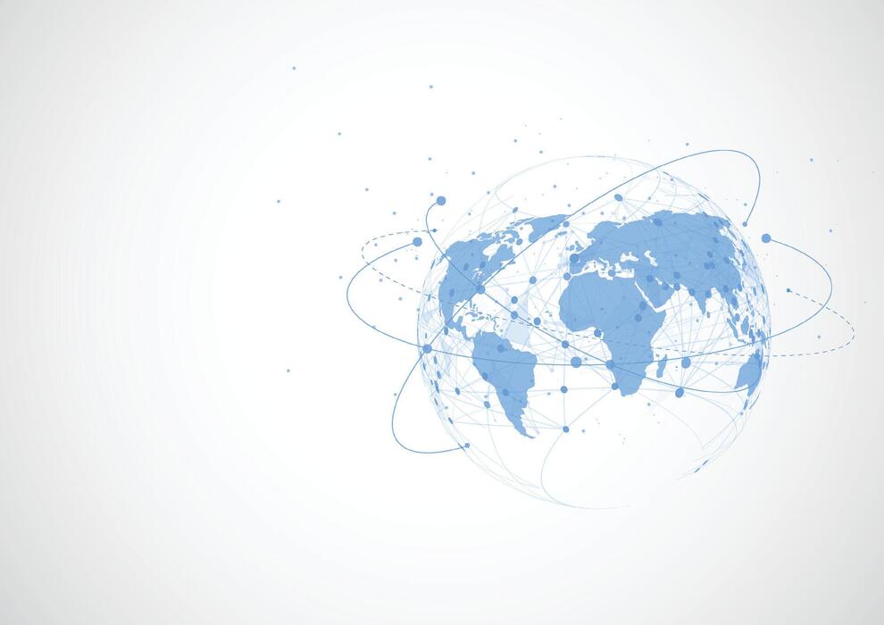 World Map Connection Vector Art Icons And Graphics For Free Download