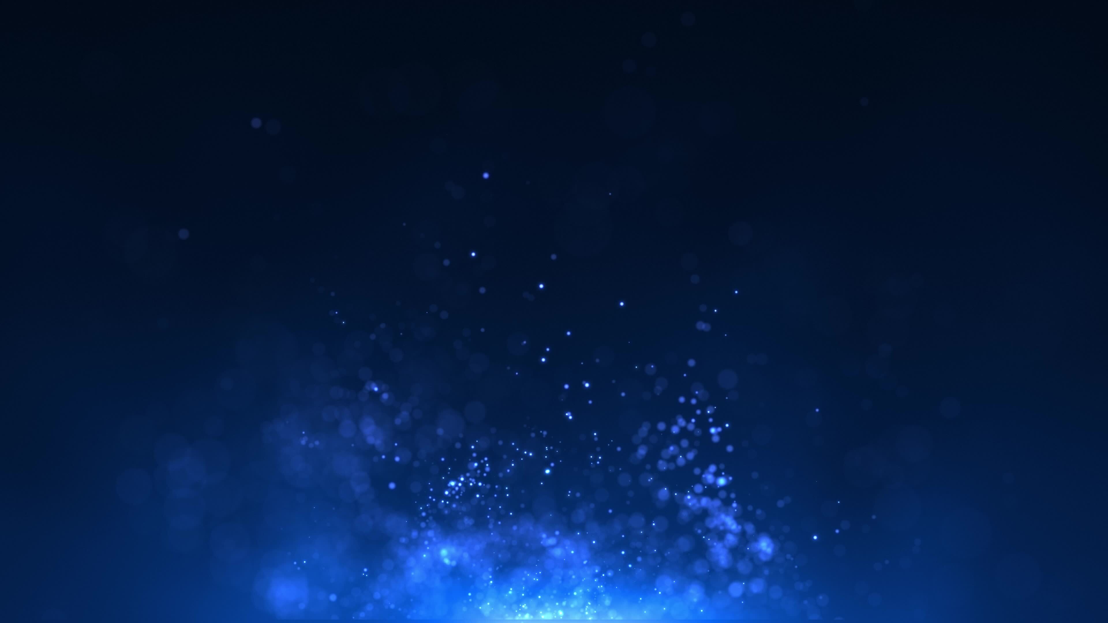 Abstract Particle Background Magic Fluid Animation Of Glowing