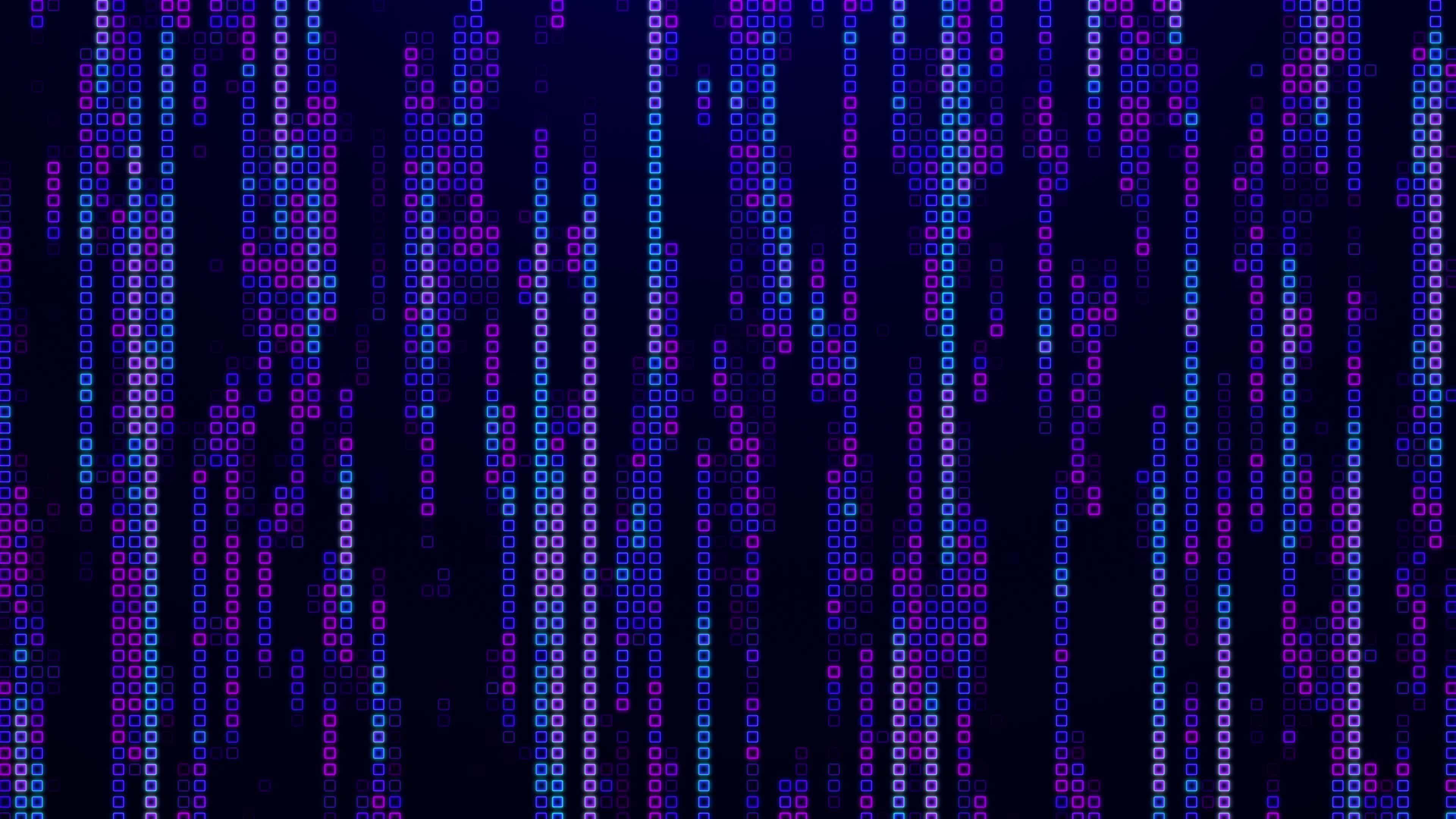 Digital background. cyber mesh and random glowing lights. High ...