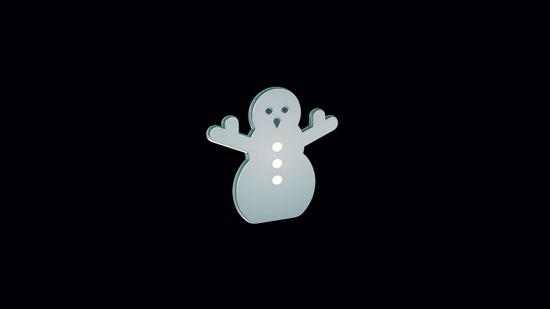 Premium Snowman 3D Model Visualization for Designers 39404591 Stock Video at Vecteezy