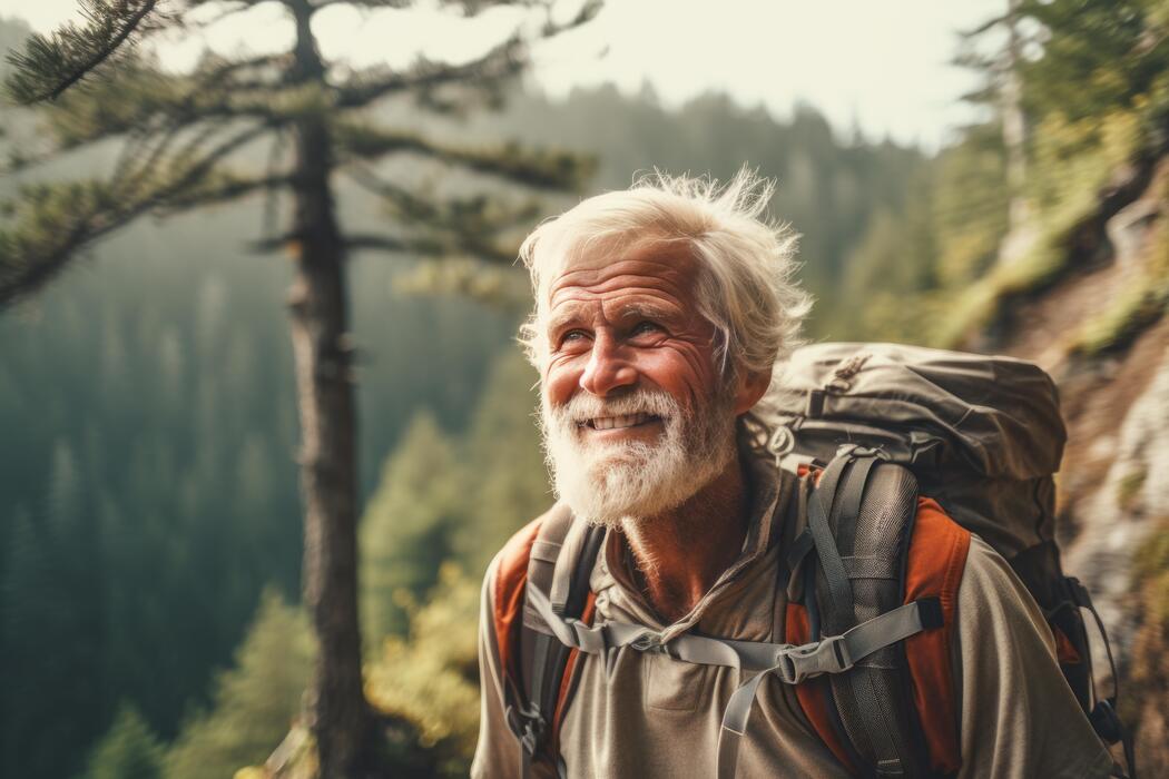 Old Hikers Stock Photos, Images and Backgrounds for Free Download