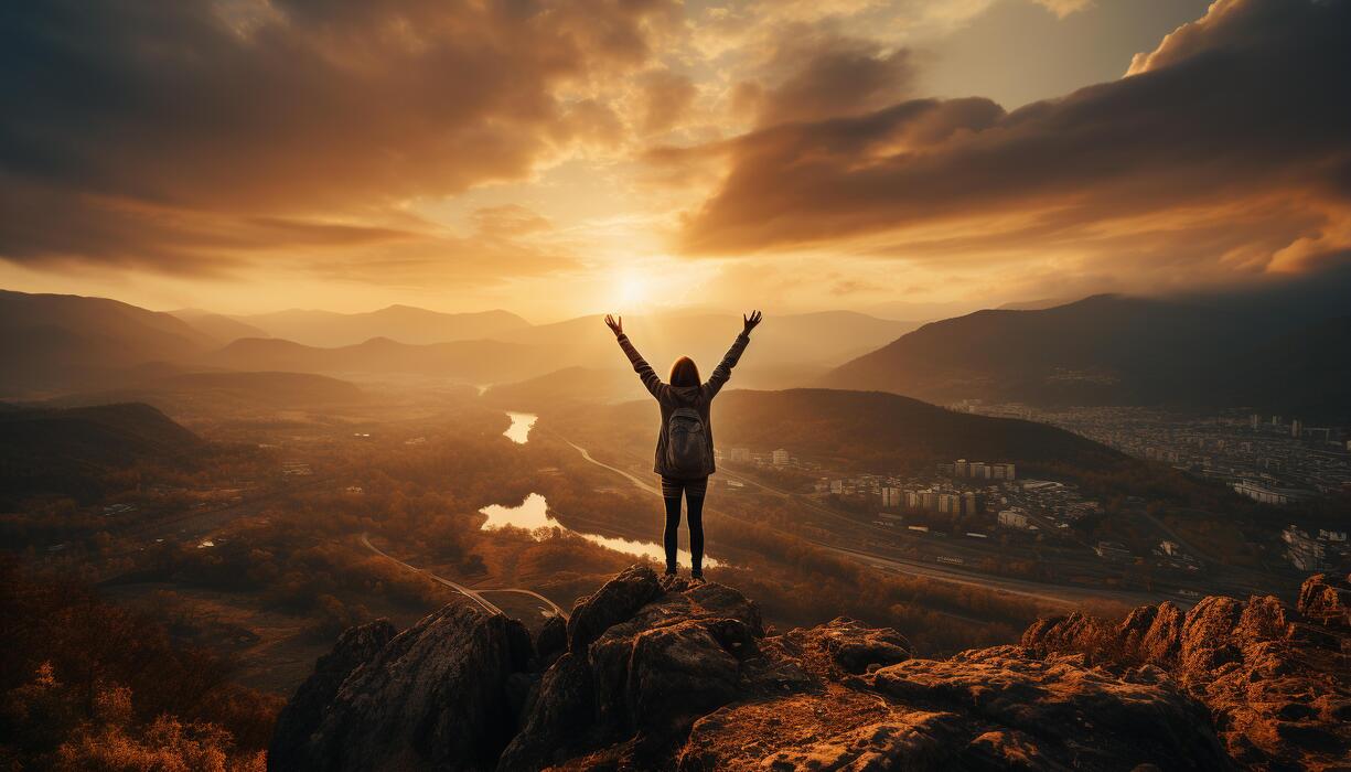 Worship On Top Of Mountain Stock Photos, Images and Backgrounds for Free Download