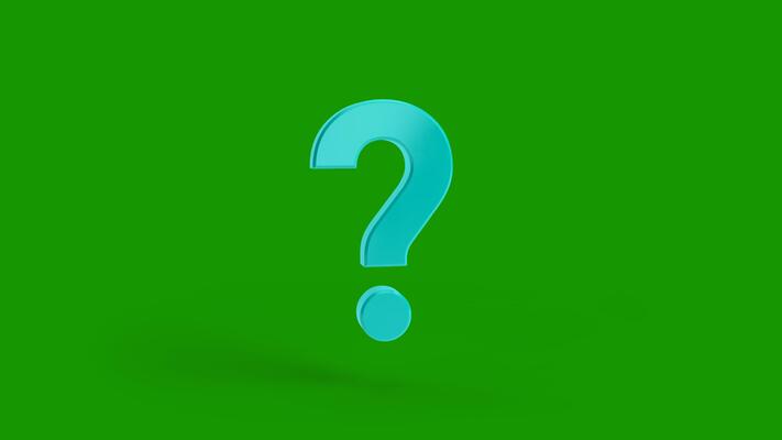 Green Screen Question Mark Stock Video Footage for Free Download