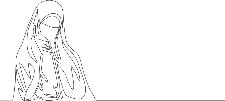 Continuous Line Woman Pngs For Free Download