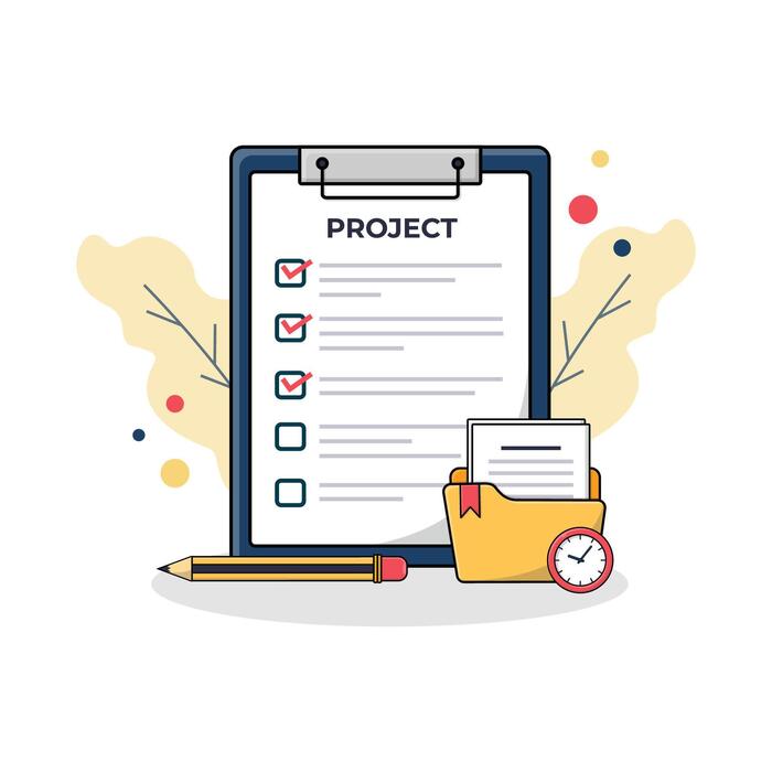 Project List Vector Art, Icons, and Graphics for Free Download