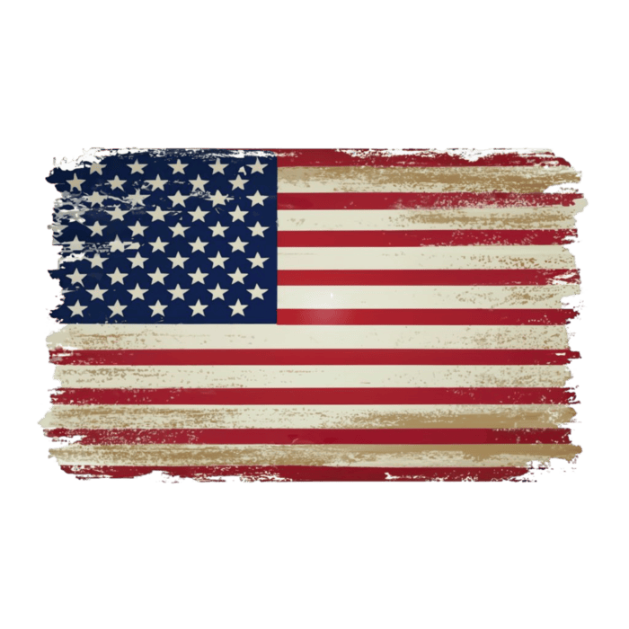 Distressed American Flag PNGs for Free Download