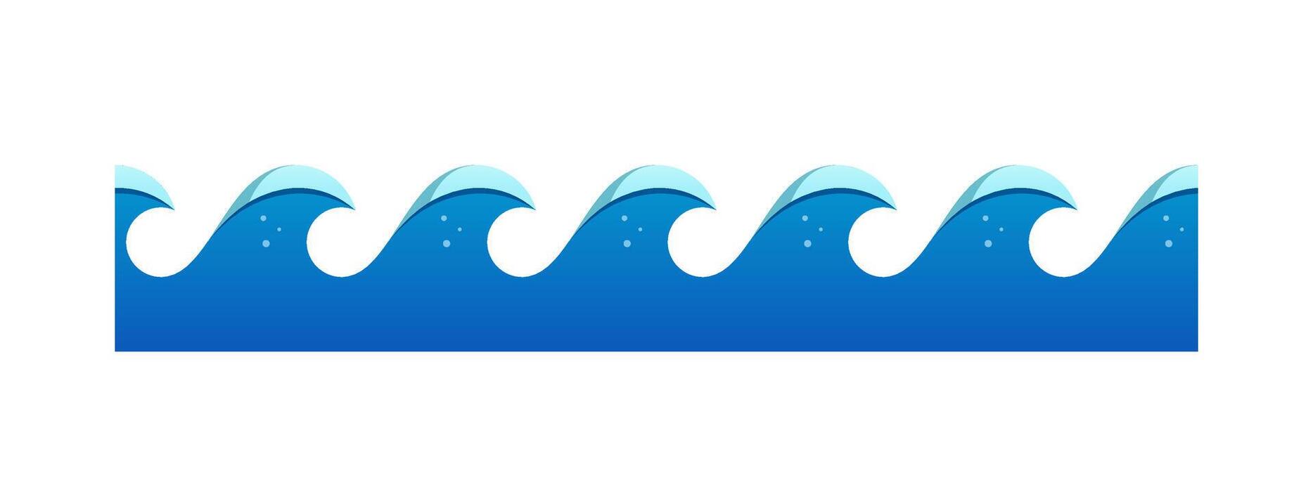 Ocean Waves Border Vector Art, Icons, and Graphics for Free Download