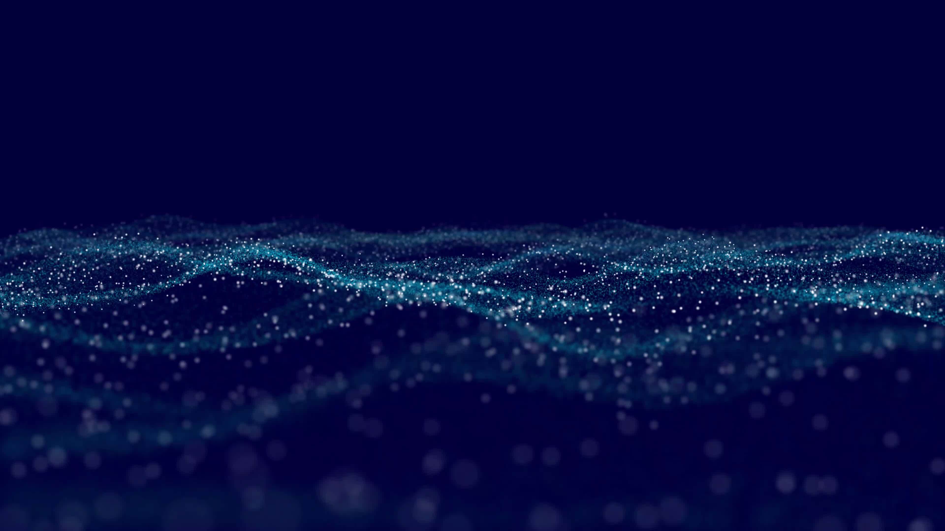 Particle Loop Ocean Stock Video Footage for Free Download