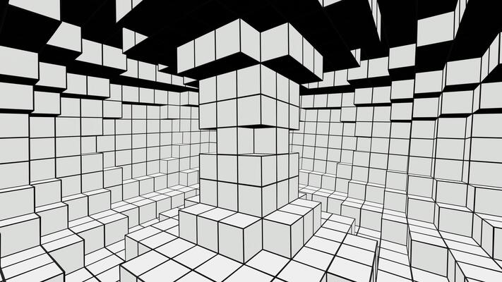 Cube Animation Stock Video Footage for Free Download