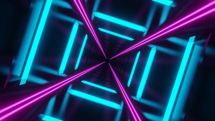 Neon Stock Video Footage for Free Download