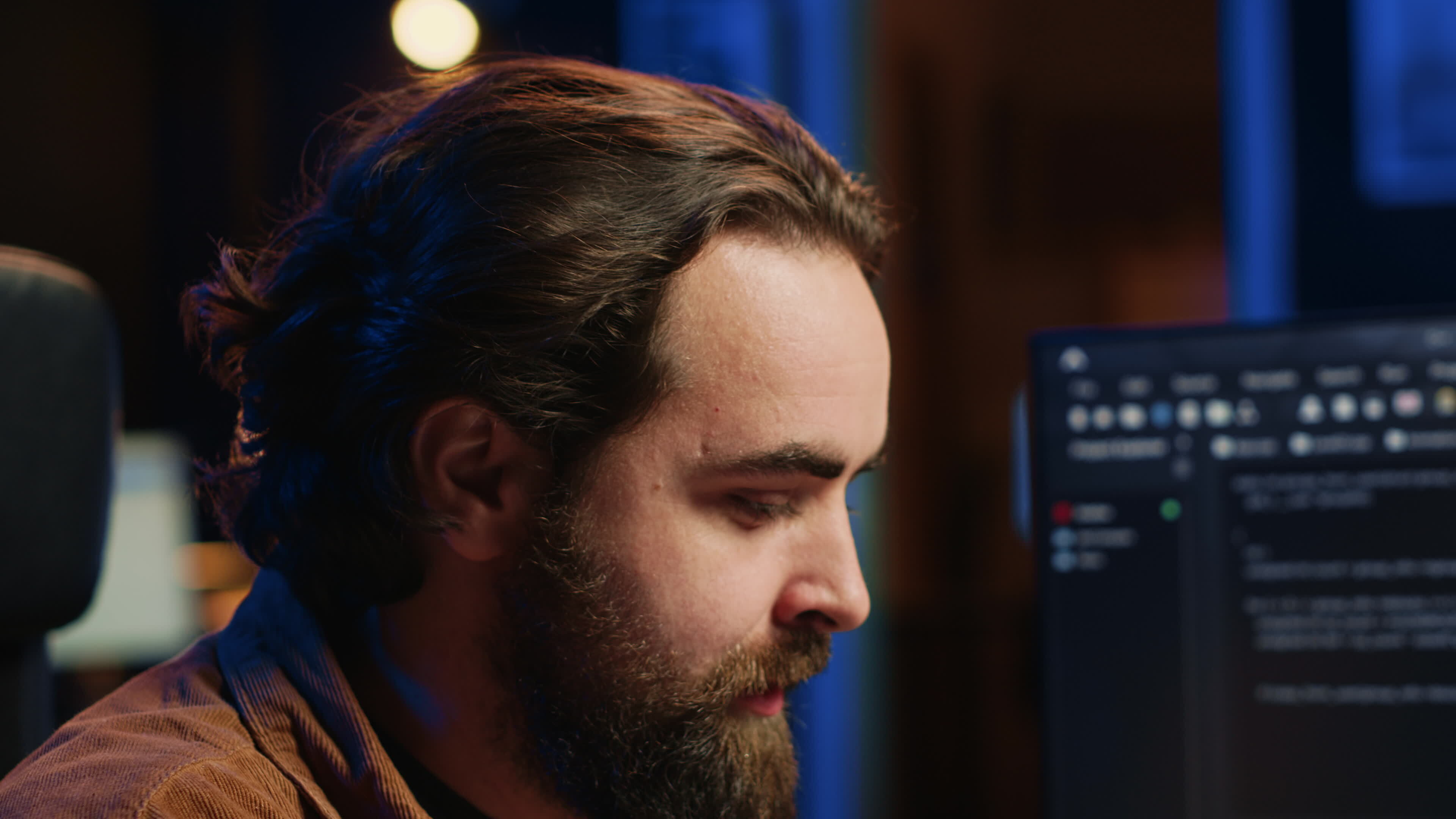 Delighted Software Programmer Having Burst Of Emotion After Removing All Code Bugs Euphoric It