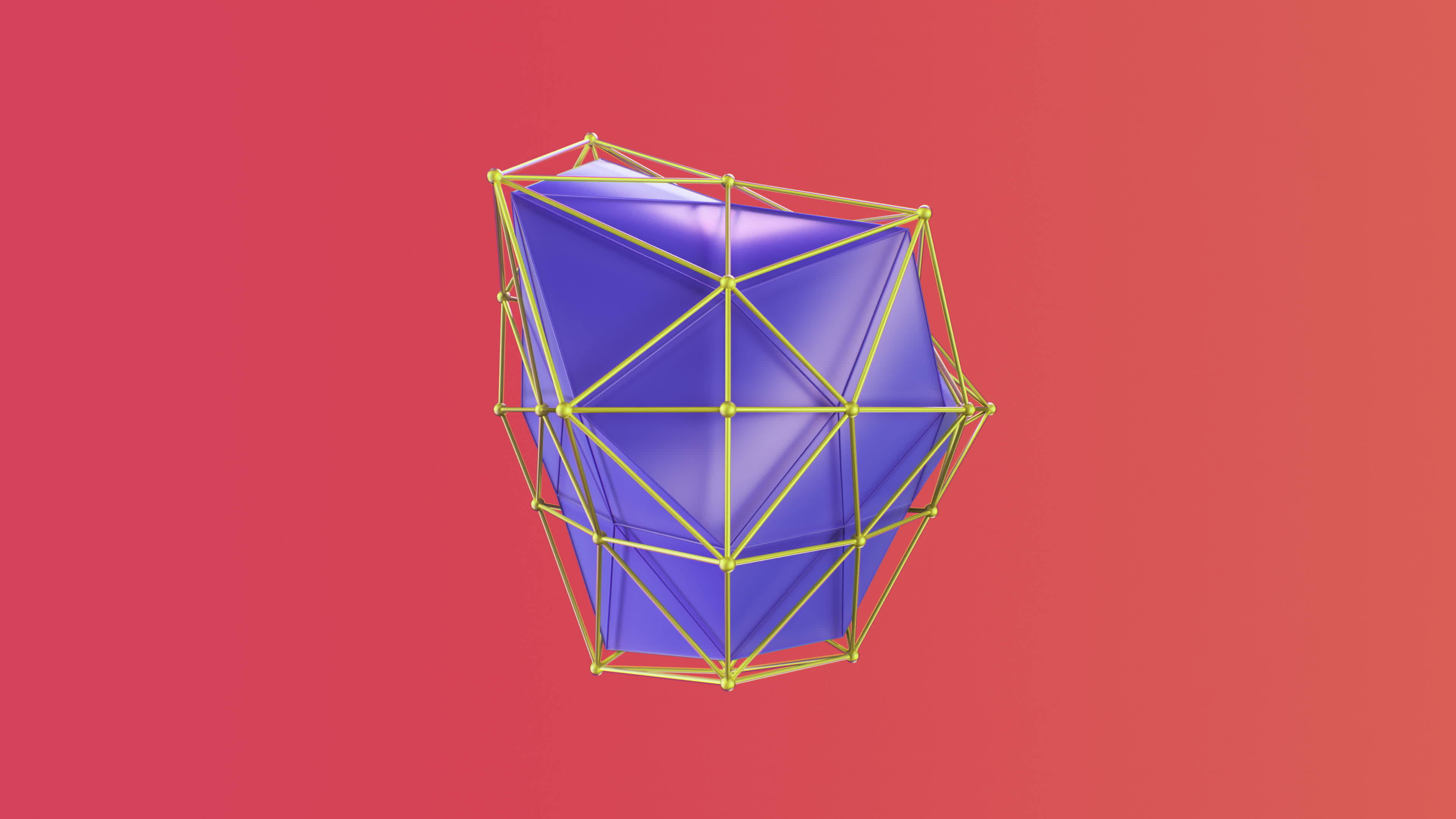 Abstract Colorful Geometric Object Morphing Background Loop 39672216