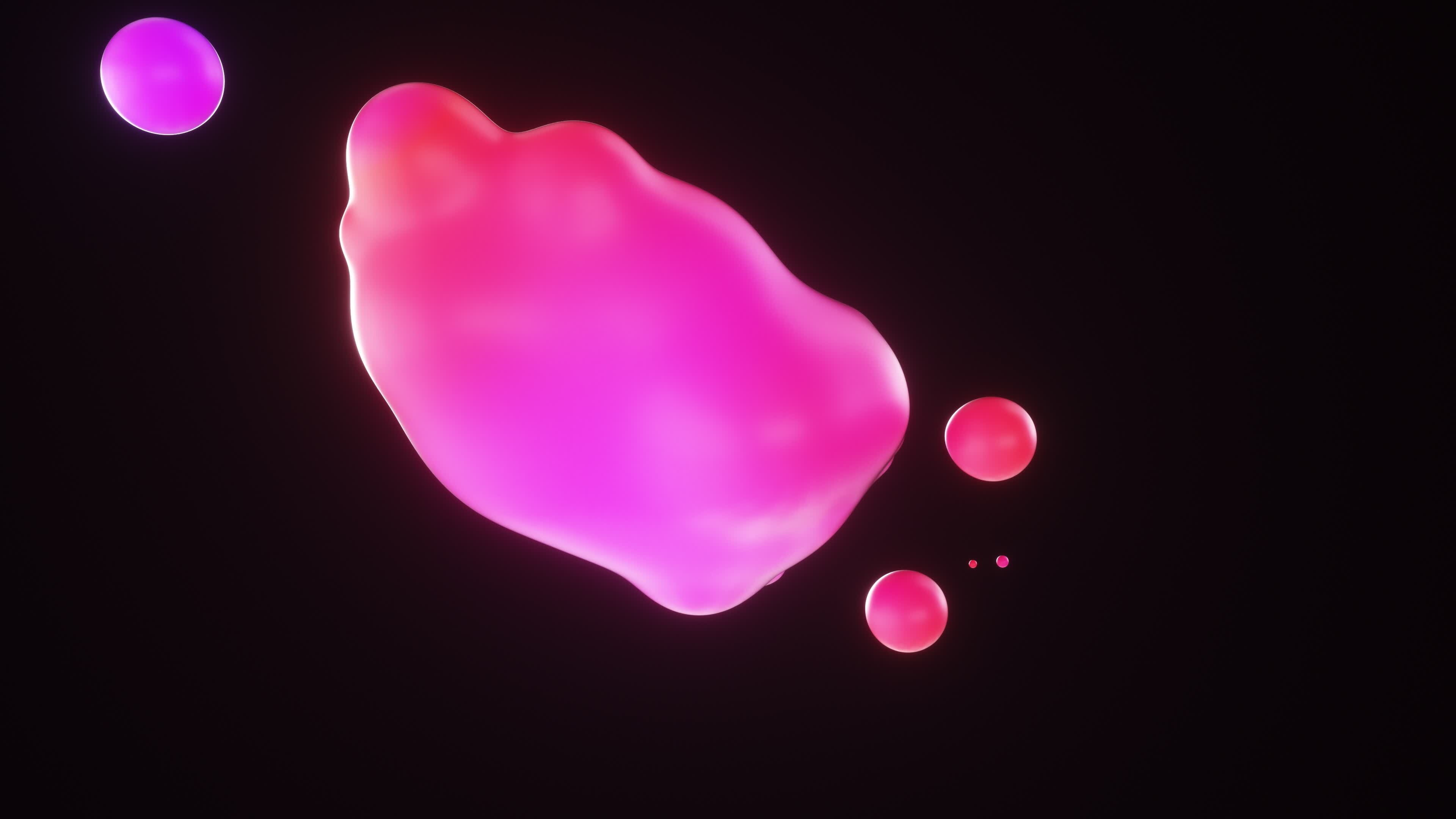 Flowing Colorful Metaball Shapes Backdrop Loop 39672292 Stock Video At