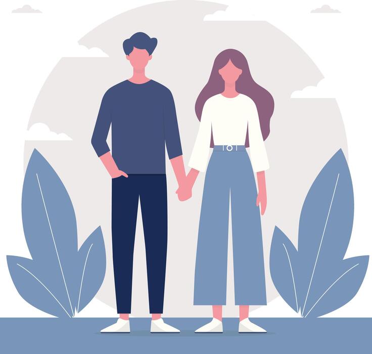 Couple Holding Hands Vector Art, Icons, and Graphics for Free Download