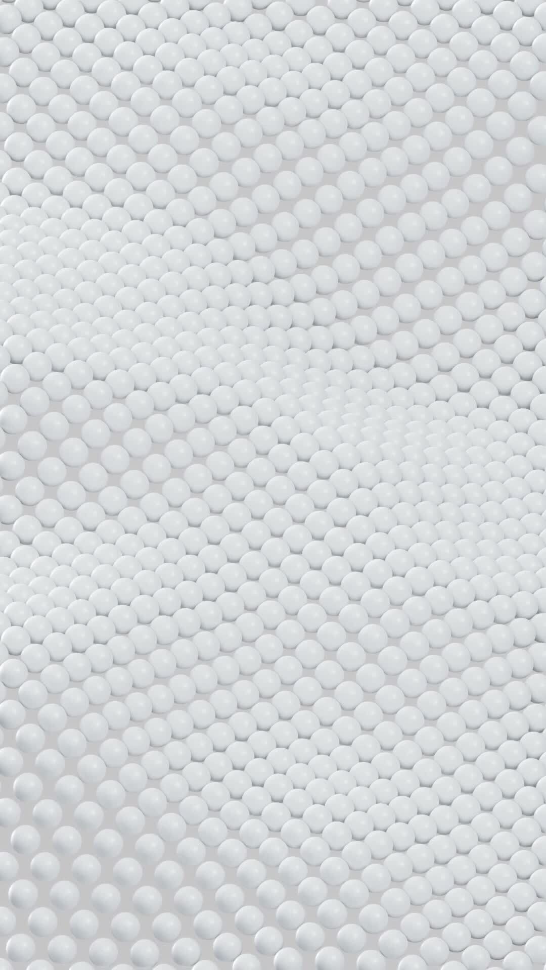 Abstract White Dot Particle Wave Animation Background 3d Rendering
