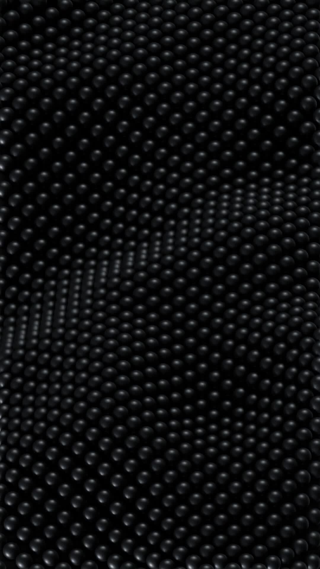 Abstract Black Dot Particle Wave Animation Background 3d Rendering