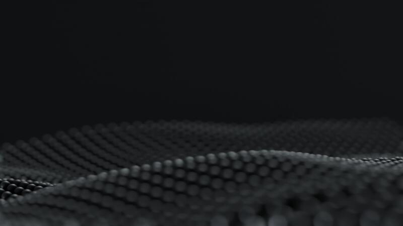 Abstract Black Dot Particle Wave Animation Background 3d Rendering Seamless Loop 39856960 Stock