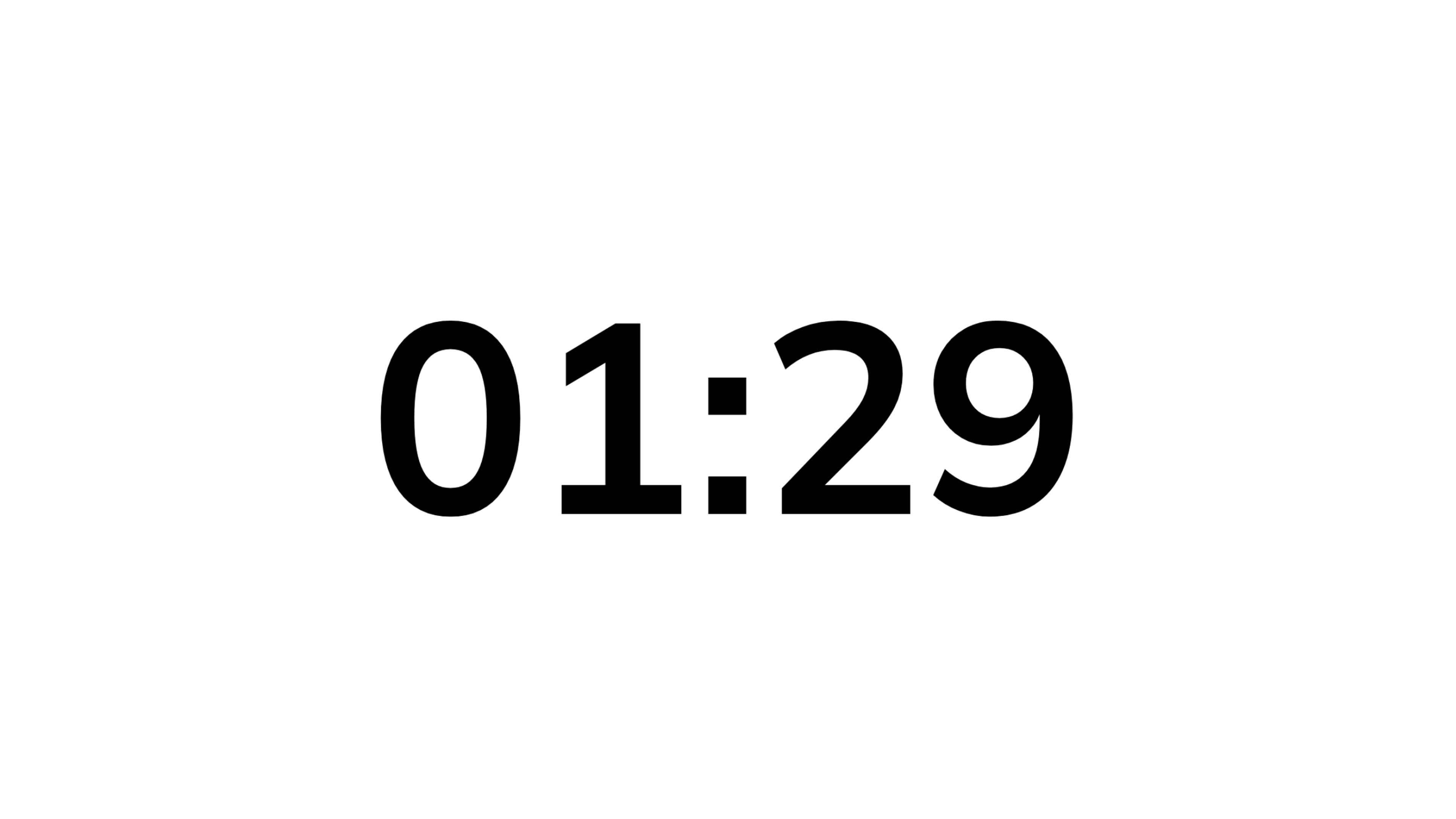 5 Second Countdown Timer On White Background 39859501 Stock Video At Vecteezy