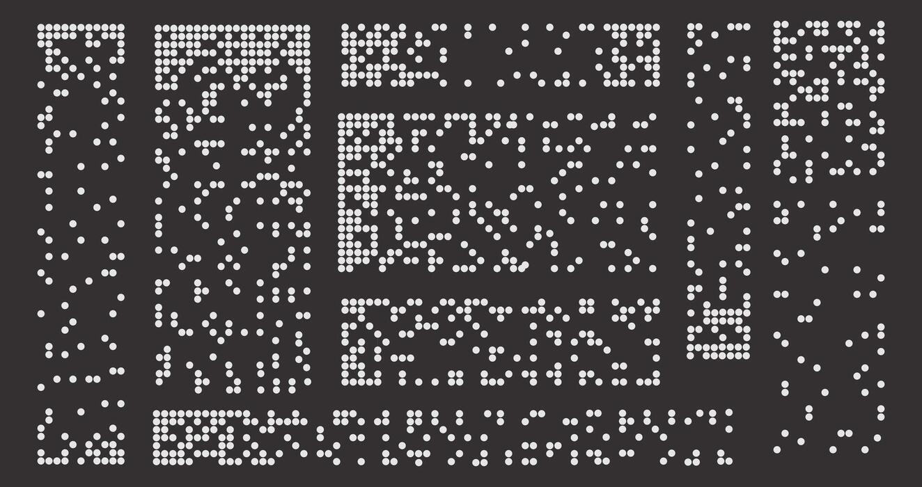 Dot Matrix Vector Art, Icons, and Graphics for Free Download