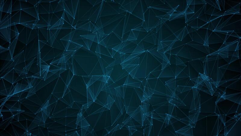 Abstract Tech Network Connection Dots Digital Technology And Big Data Analysis 4k Background