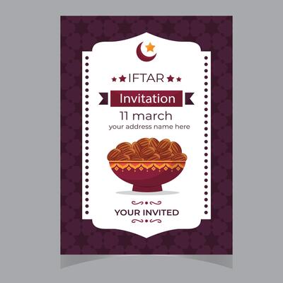 Iftar Invite Vector Art, Icons, and Graphics for Free Download
