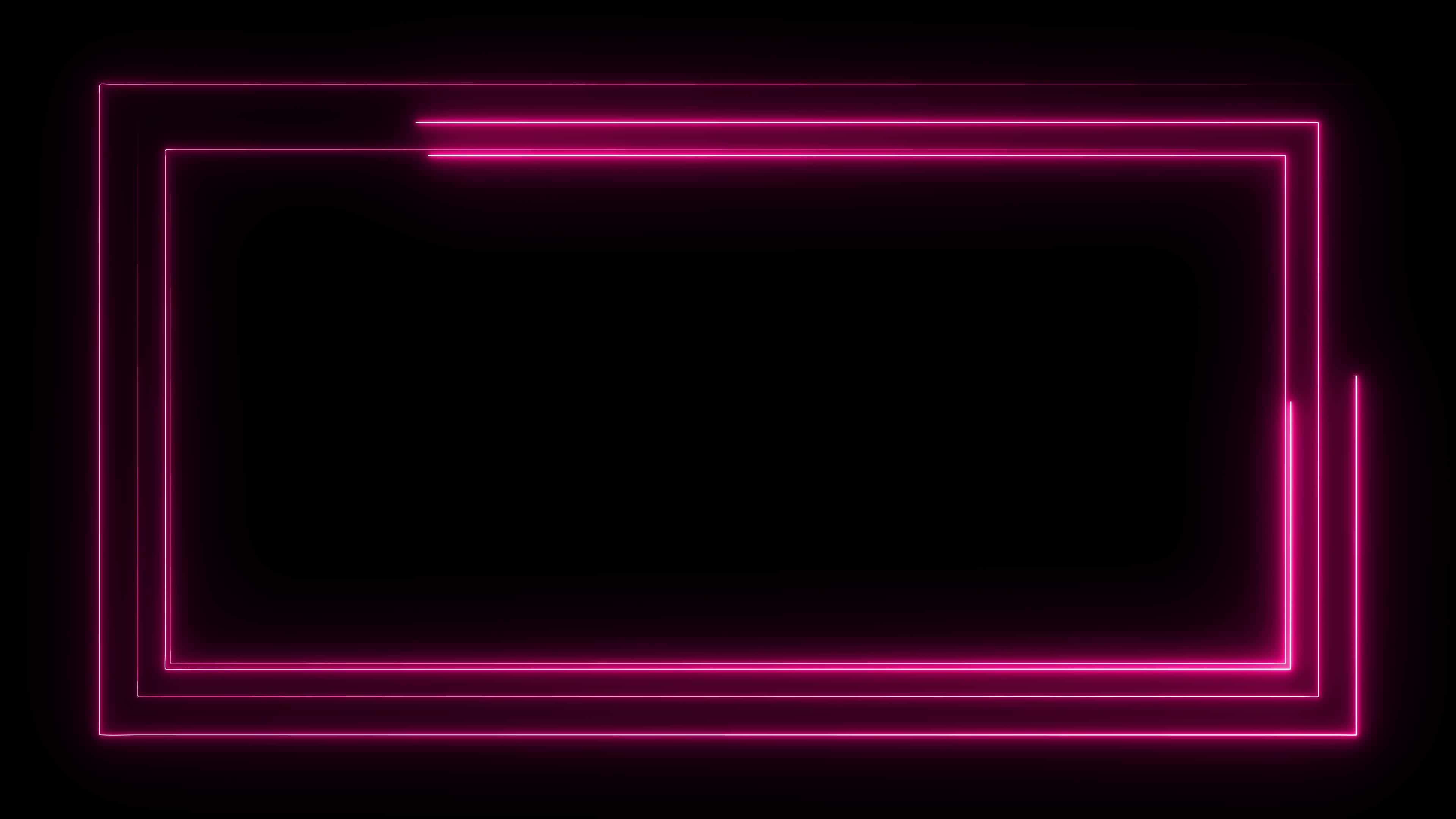 abstract glowing neon rectangle frame animation background 4k 39943276 Stock Video at Vecteezy