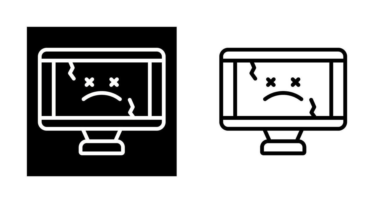 Sad Computer Vector Art, Icons, and Graphics for Free Download