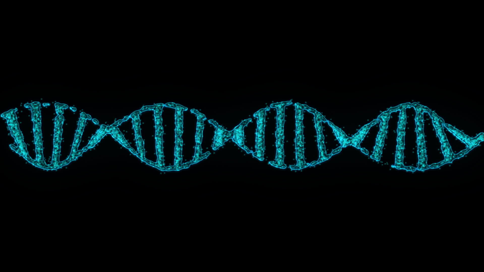 Simple 3D animation of DNA string on black background. 40082766 Stock ...